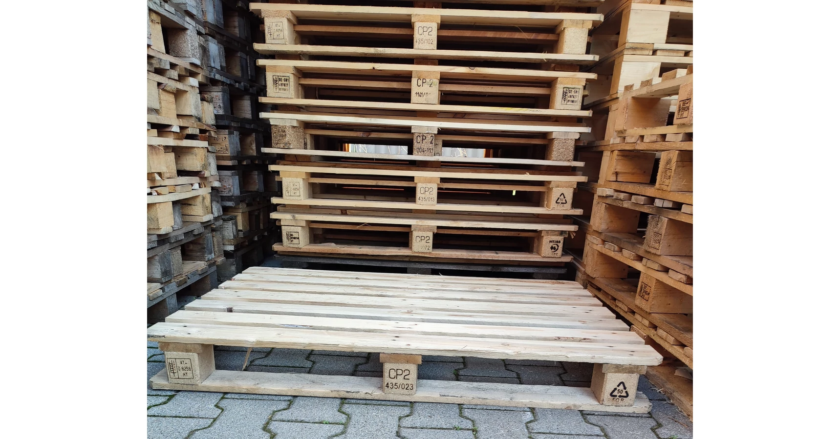 Használt CP2 raklap 800x1200 mm
