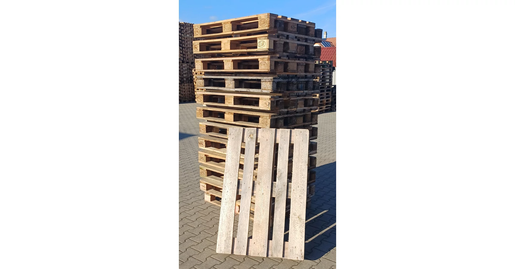 Használt szürke EUR raklap 800x1200 mm